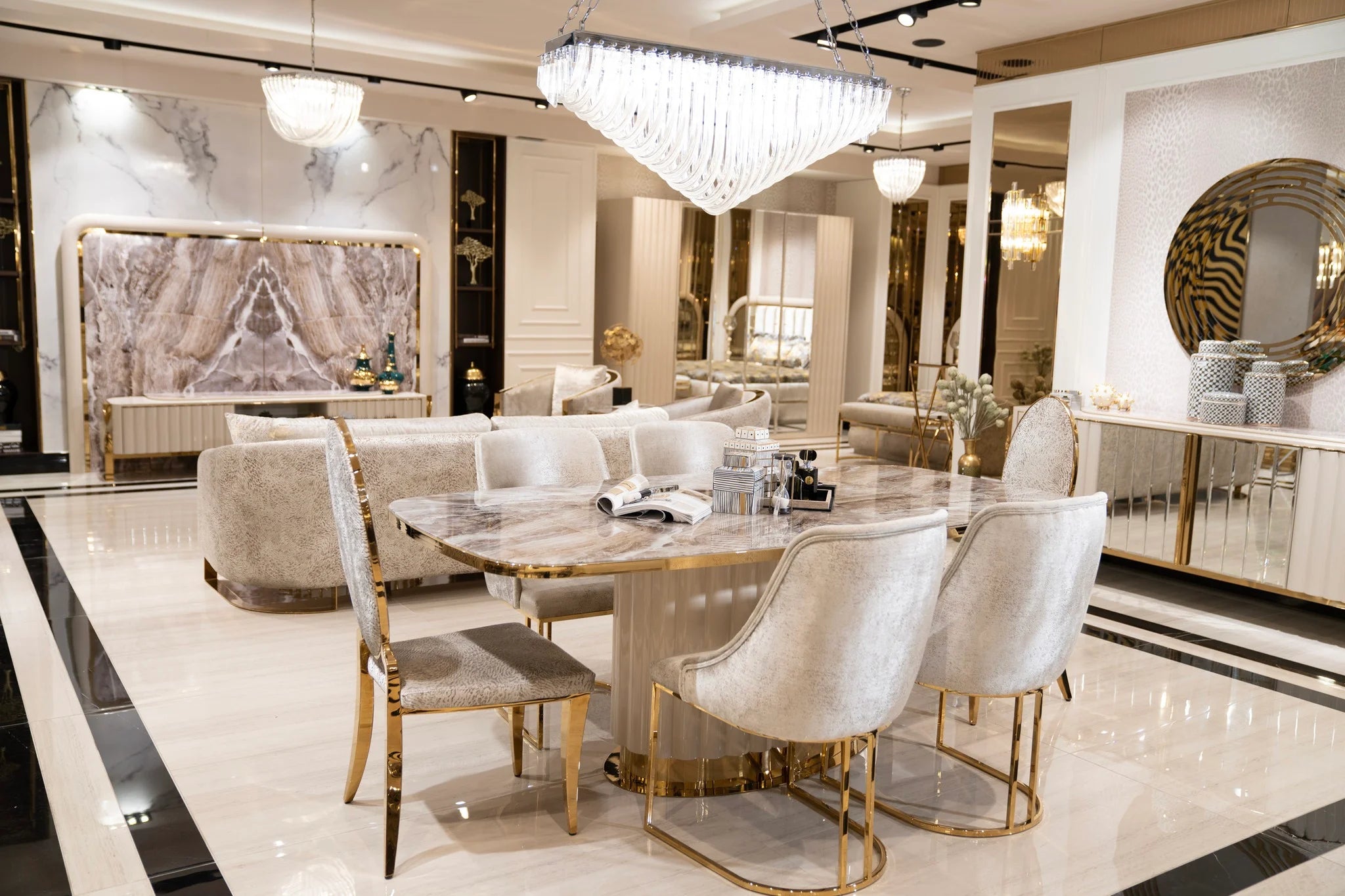 Luna Luxury Dining Set – Luxe Life Furniture
